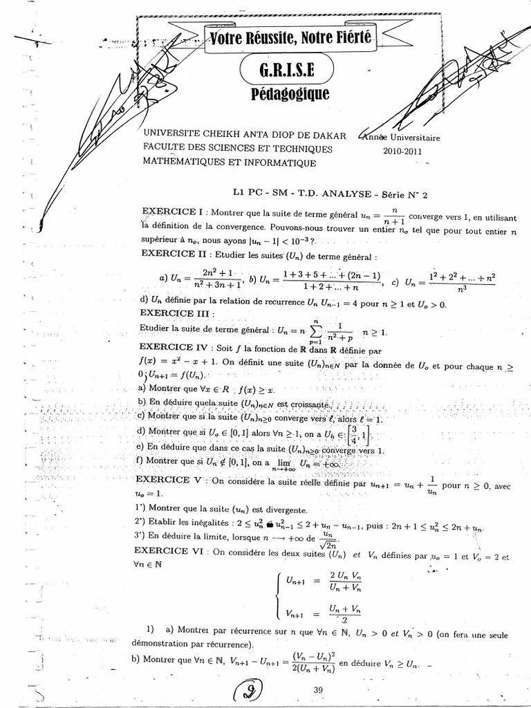 Analyse Exo Correction | PDF