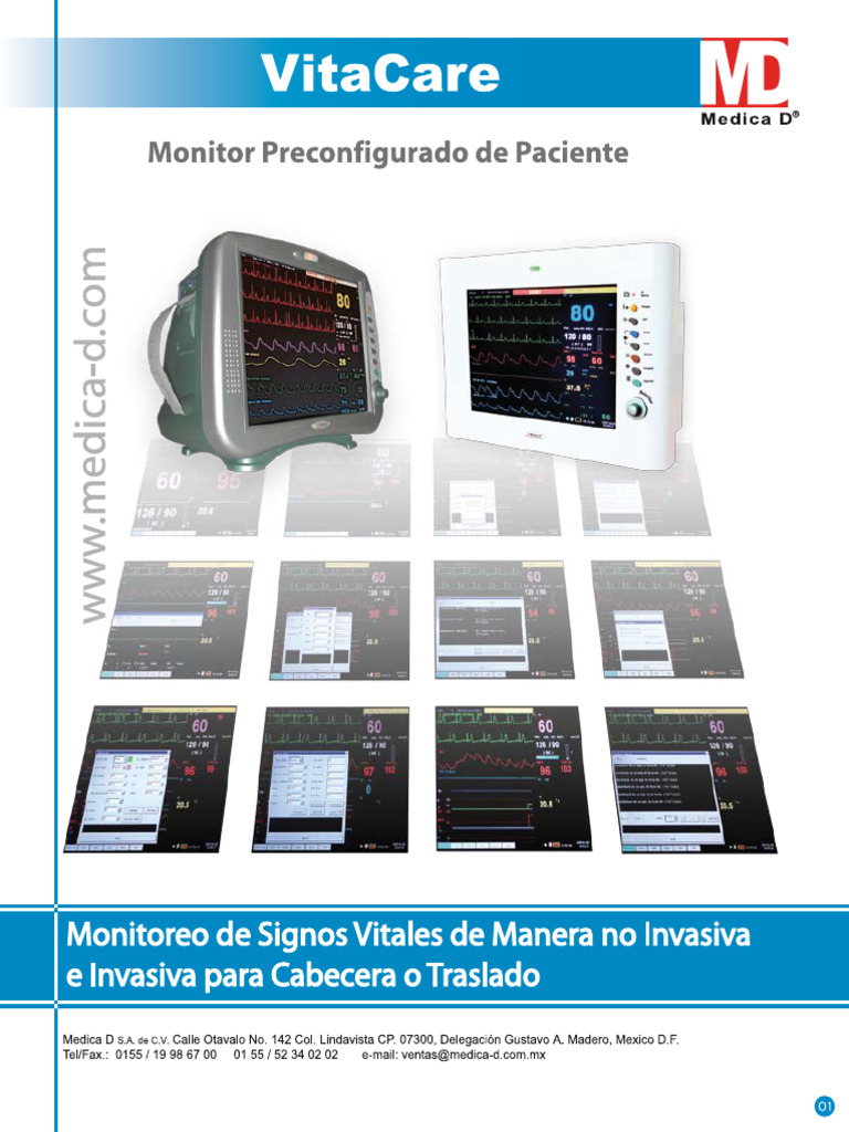 41 - MANUAL TECNICO Monitor Vitacare | PDF