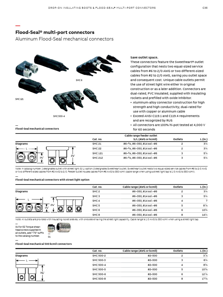 Urd Multi Port Bus Connectors and Covers | PDF | Electrical Connector ...