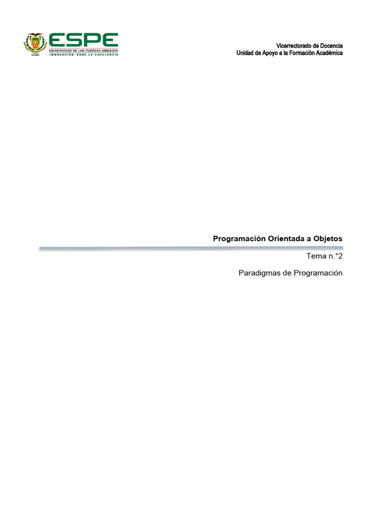 Tema2 Paradigmas de Programacion | PDF
