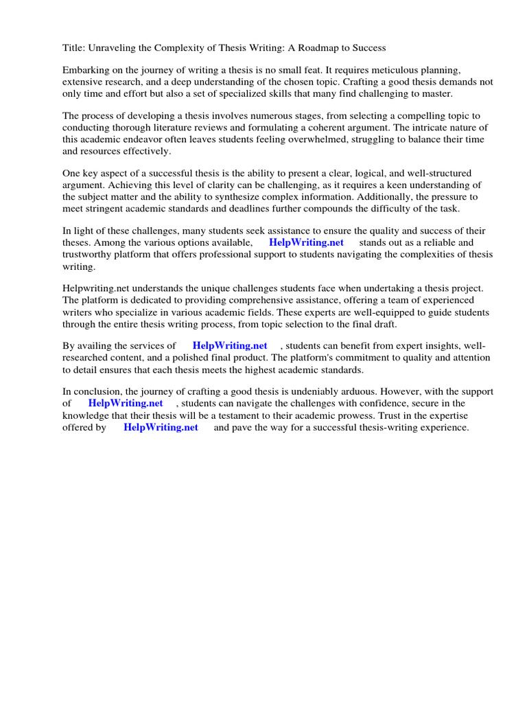 What Does A Good Thesis Look Like Pdf Thesis Essays 5252