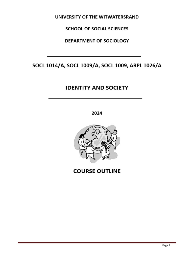 Sociology Course Outline 2024 | PDF | Citation | Plagiarism