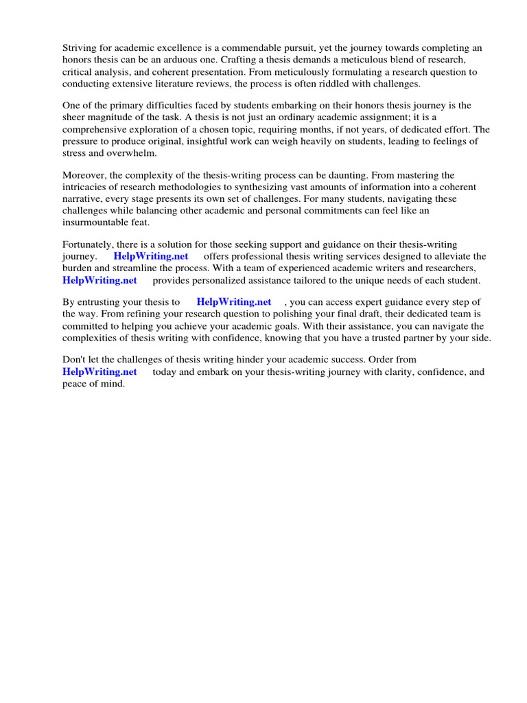 Uml Honors Thesis | PDF | Use Case | Thesis