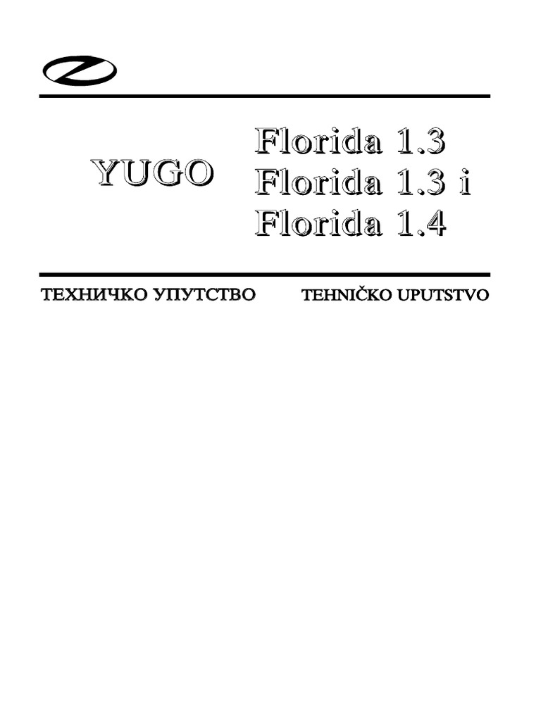 Tehnicko Uputstvo Florida | PDF