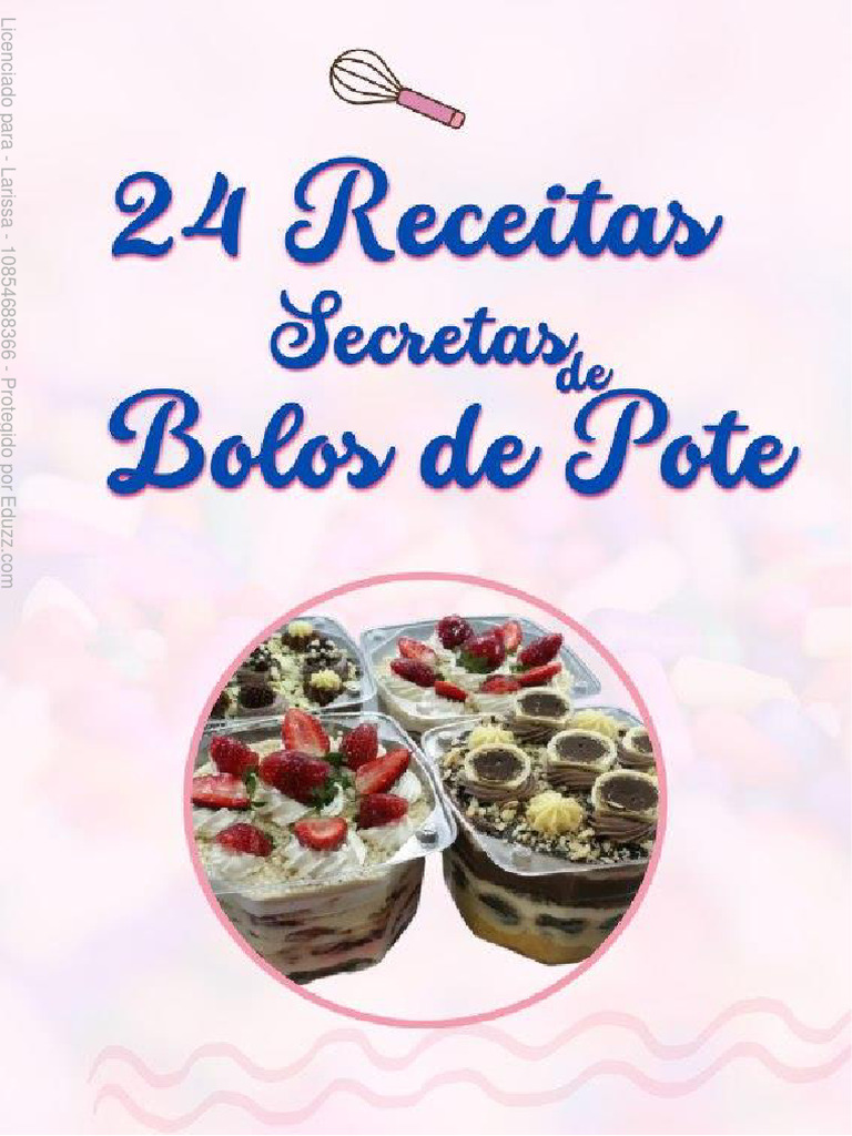 Apostila de Bolo de Pote | PDF | Chocolate | Bolos