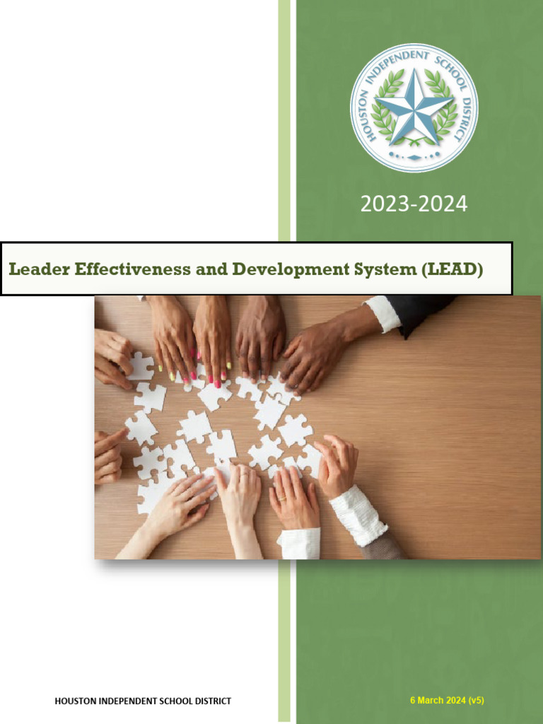 HISD LEAD Guidebook Overview 2023-2024 | PDF