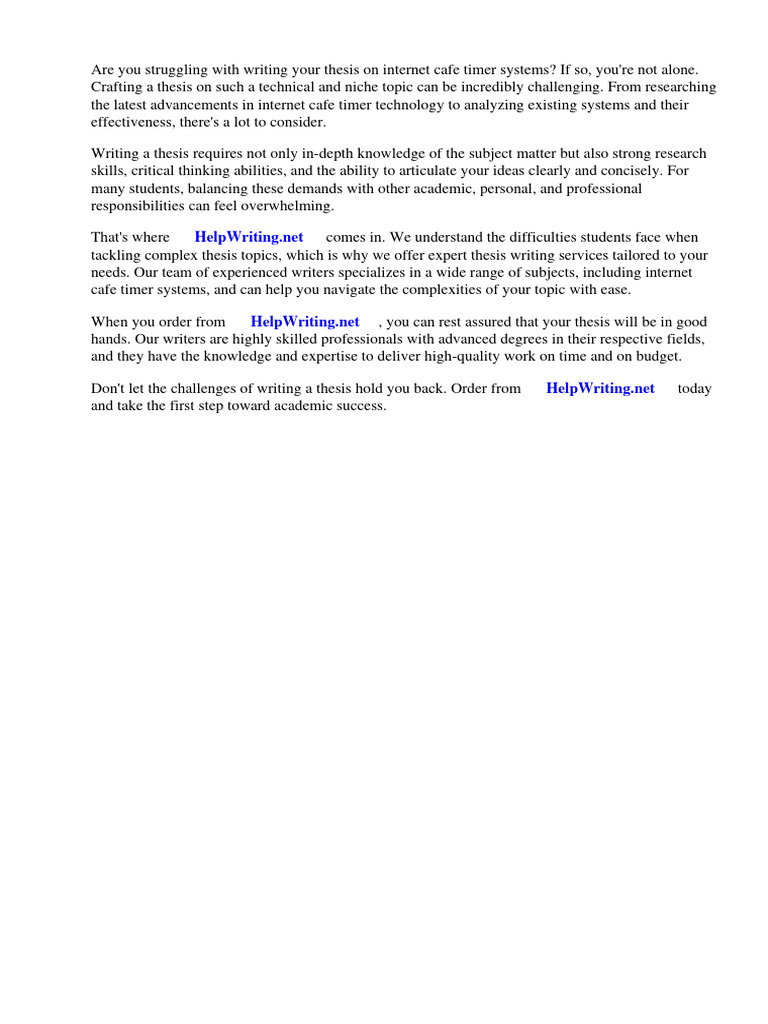 Internet Cafe Timer Thesis | PDF | Internet | Personal Computers