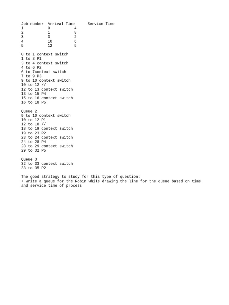 Round Robin Scheduling Example | PDF | Teaching Methods & Materials | Computers