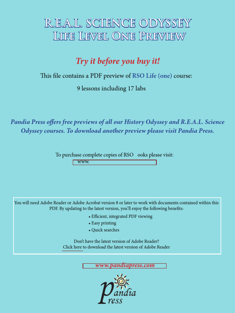 RSO Life (Level One) Preview | PDF | Human Body | Amphibian