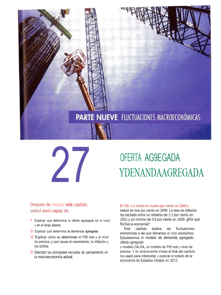 Modelo OA-DA: Oferta y Demanda Agregada | PDF | Oferta (economía) | Precios