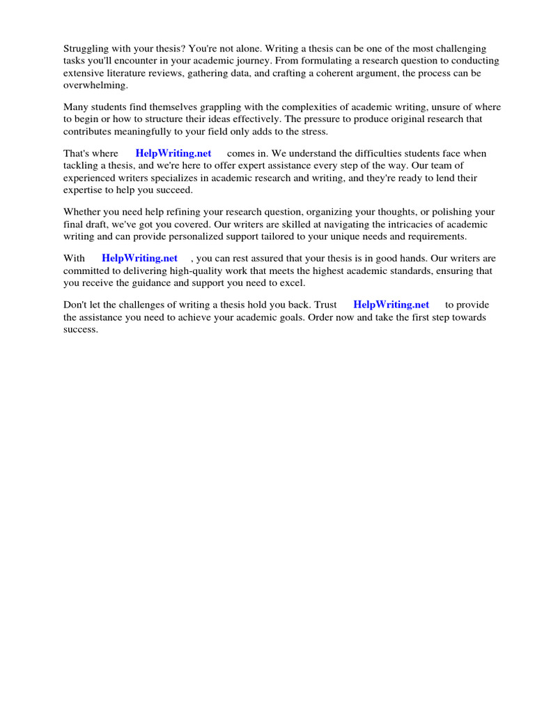 Expert Thesis Writing Assistance | PDF | Manure | God