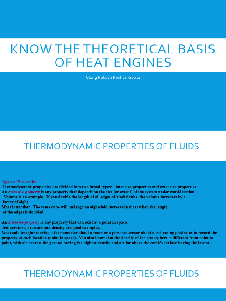 Theoretical Basis of Heat Engines | PDF | Diesel Engine | Internal ...