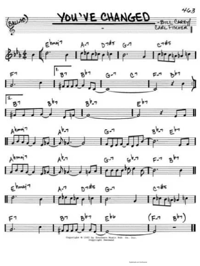 You'Ve Changed | PDF