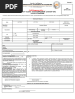 TDP Application Form | PDF