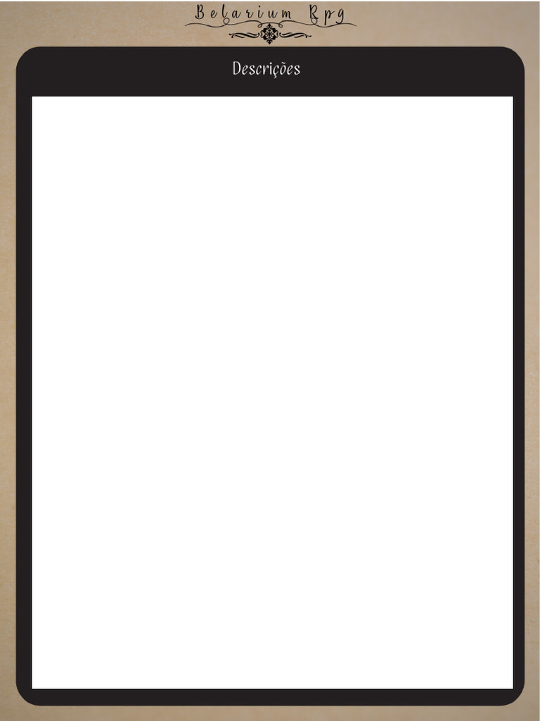 Ficha Belarium RPG | PDF