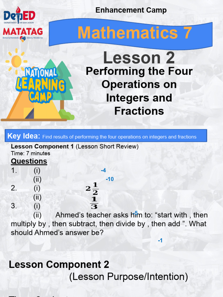 Presentation 4 Gensan Math Lesson 2 | PDF