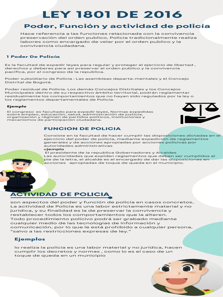 Ley 1801 de 2016 | PDF | Política | Ciencias sociales