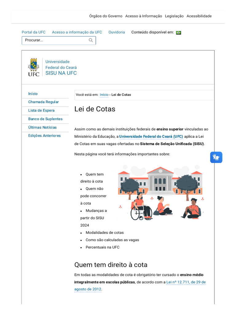 Lei de Cotas 2024 na UFC: Regras e Modalidades | PDF | Finanças e ...
