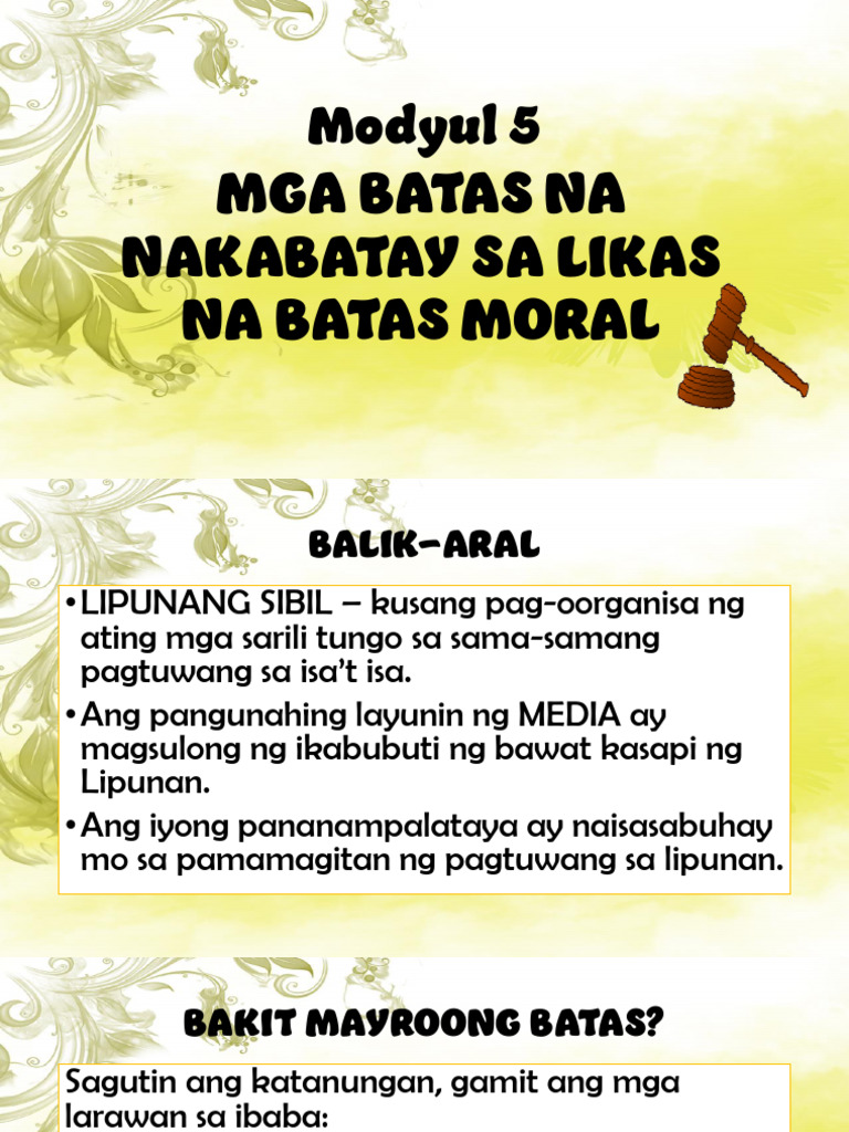 EsP 9 Module 5 | PDF