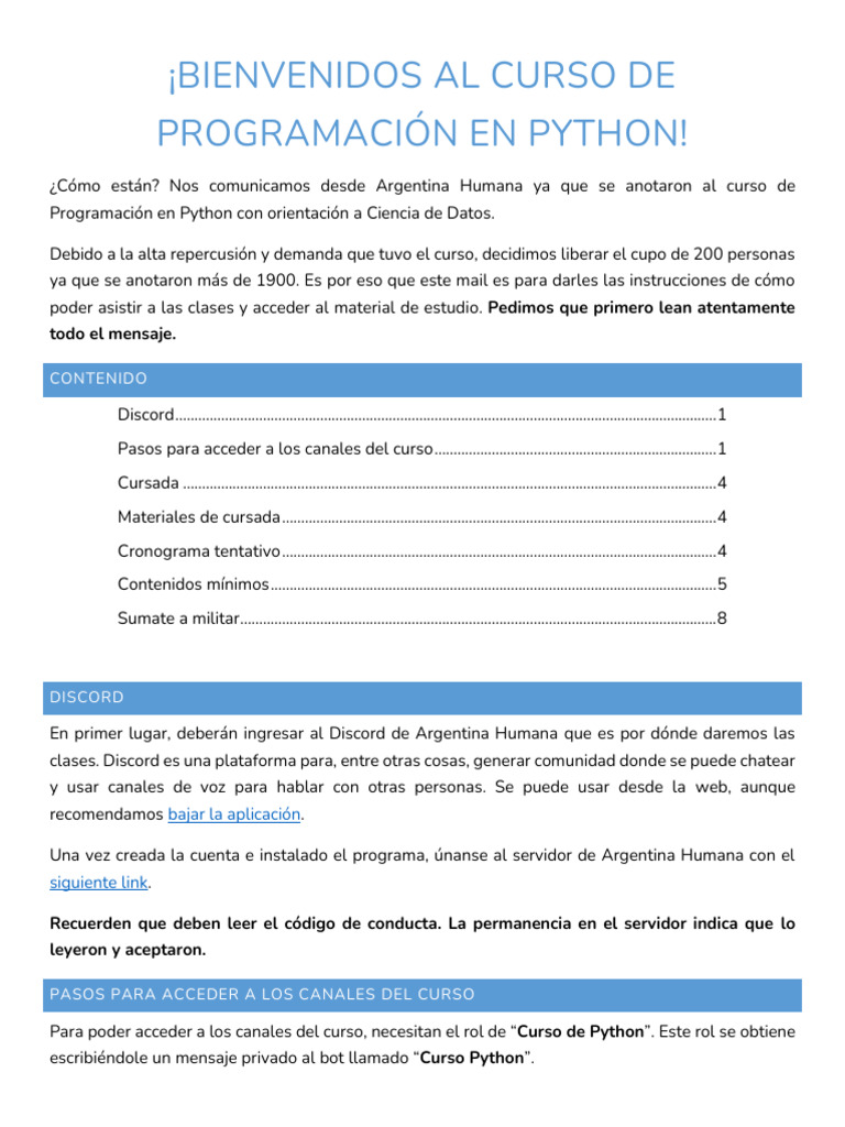 curso_python_instrucciones | PDF | Python (lenguaje de programación) | Tecnologías de la información