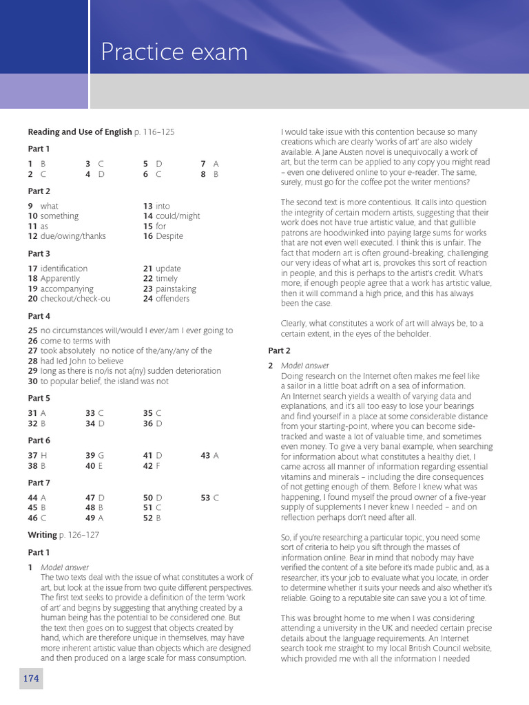 Expert Proficiency SRB Practice Test Answer Key (1) | PDF