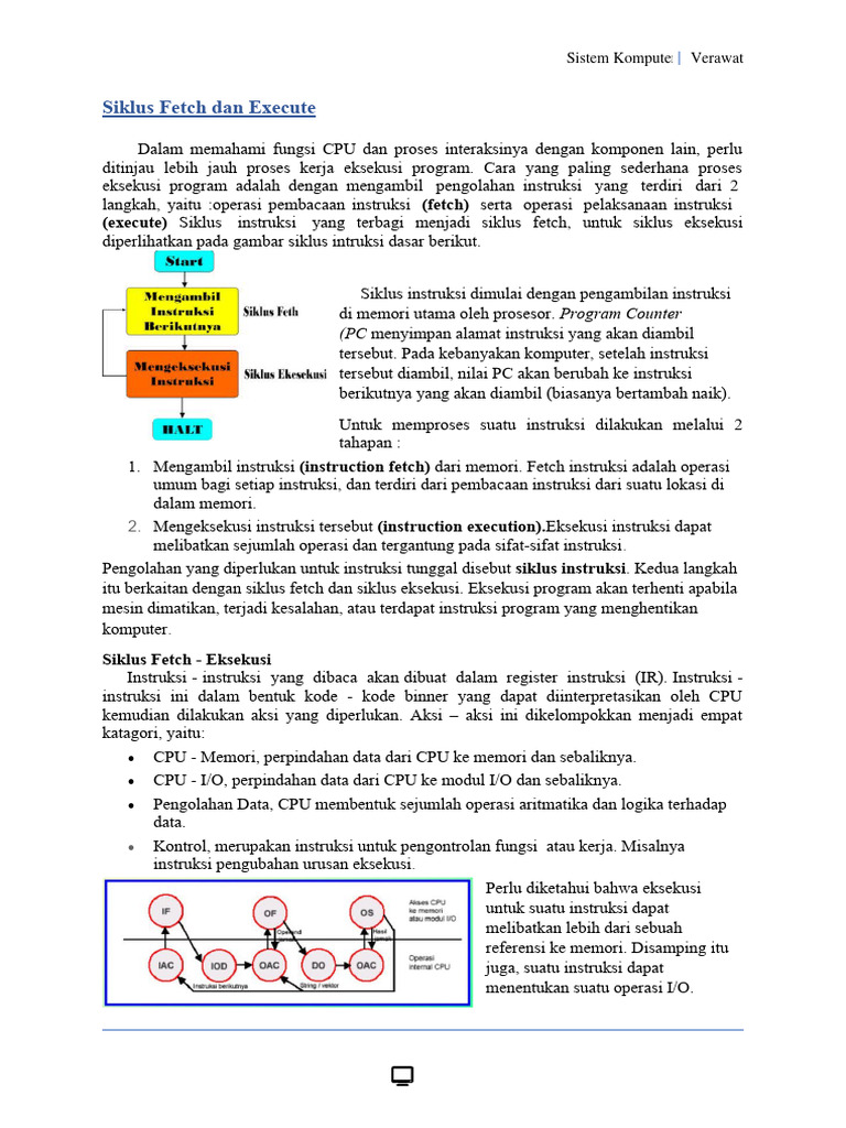 Siklus Fetch Dan Execute | PDF