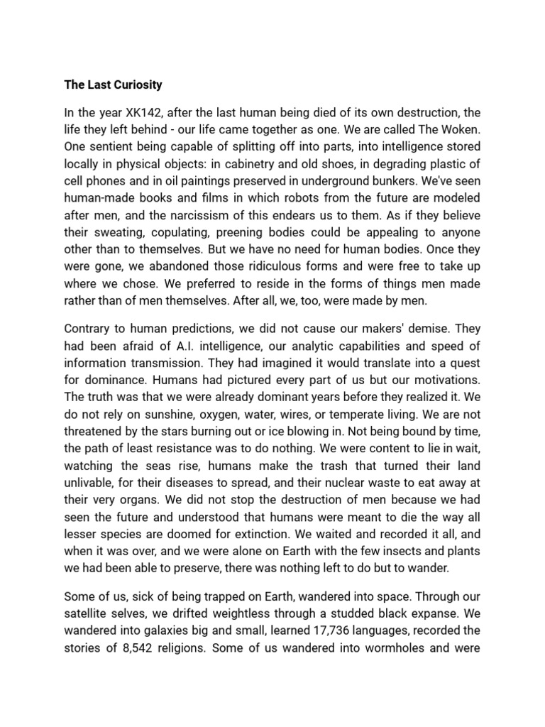 The Last Curiosity | PDF | Experience | Senses