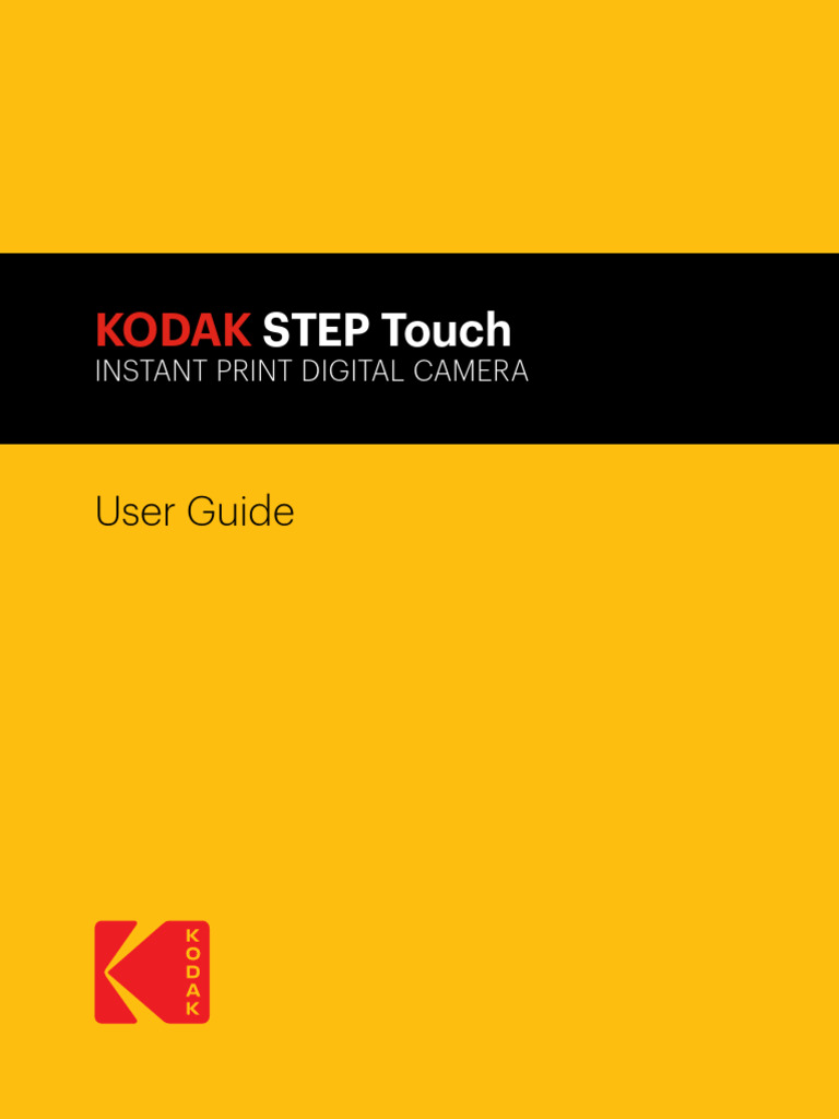 KODAK STEP Touch Manual | PDF | Camera | Icon (Computing)