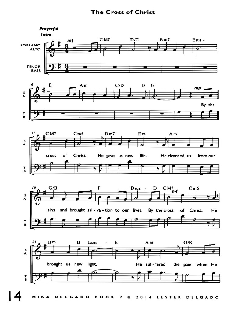 The Cross of Christ - SATB | PDF