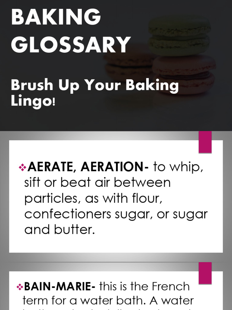 Essential Baking Terms Explained | PDF