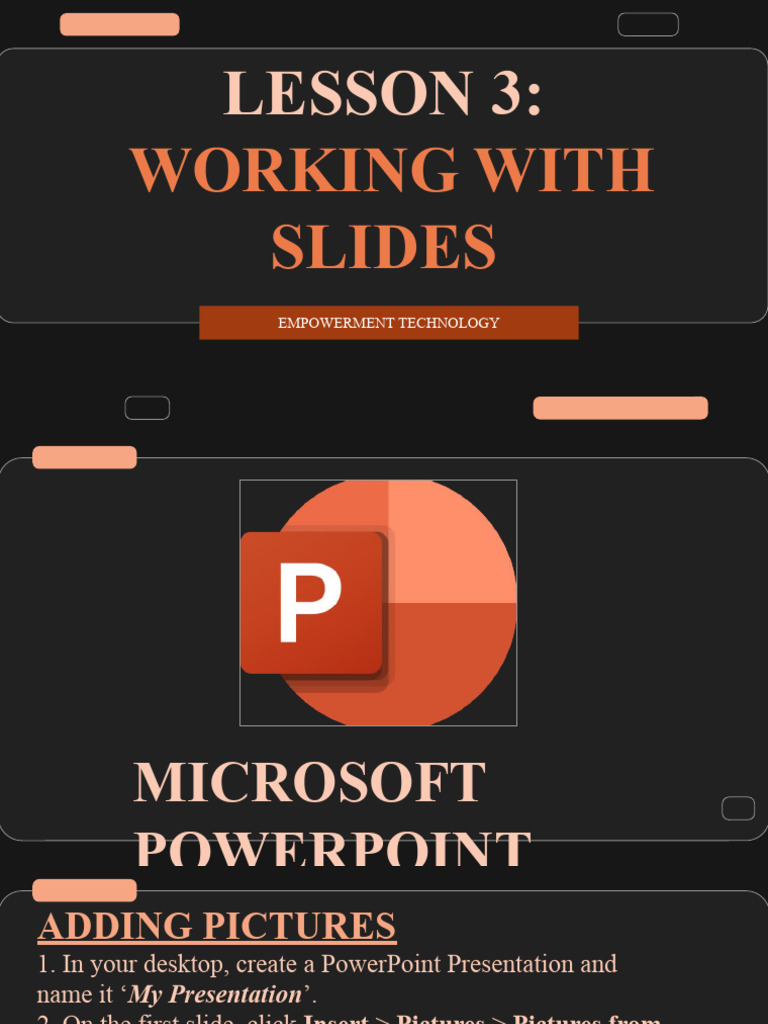 Working With Slide | PDF | Hyperlink | Computer Keyboard