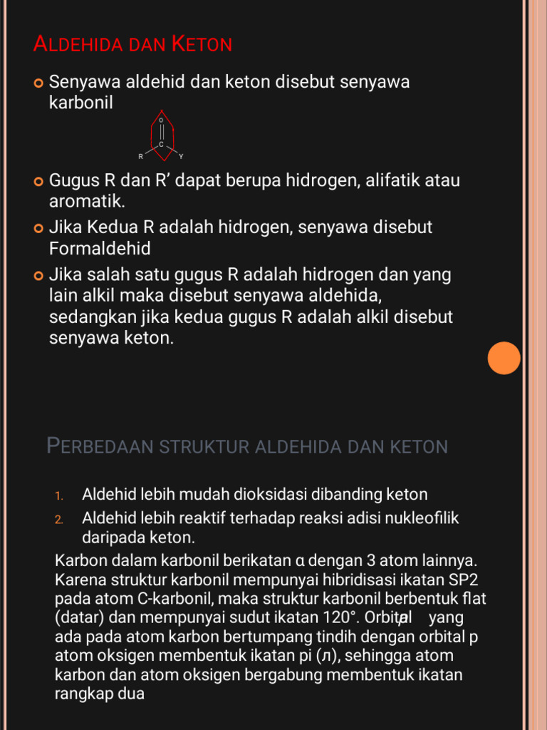 Aldehida & Keton: Struktur & Sifat | PDF