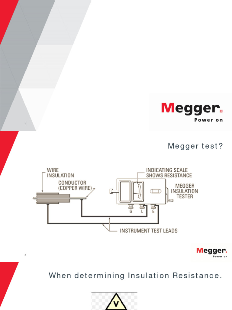 Megger | PDF | Electrical Engineering | Tools