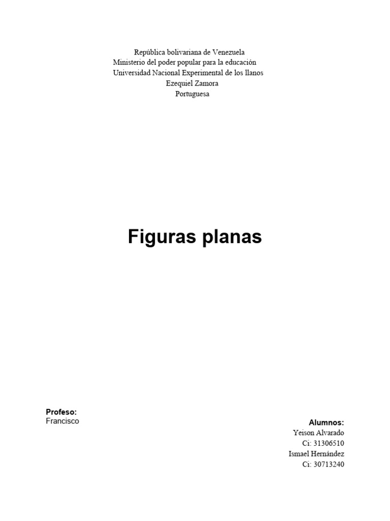 Figuras Planas y Polígonos Regulares | PDF | Geometría | Rectángulo