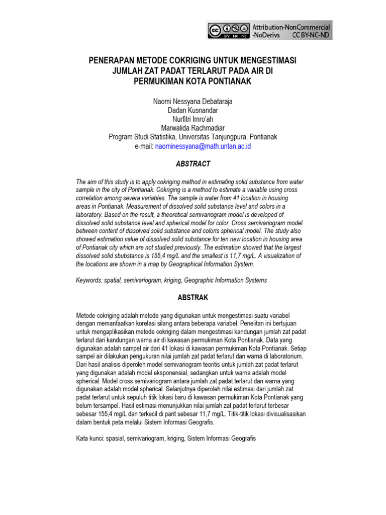 editorjmst,+07+JMST+20 (2) +2019+Naomi,+Penerapan+metode+cokriging ,+irul,+142-148 | PDF ...