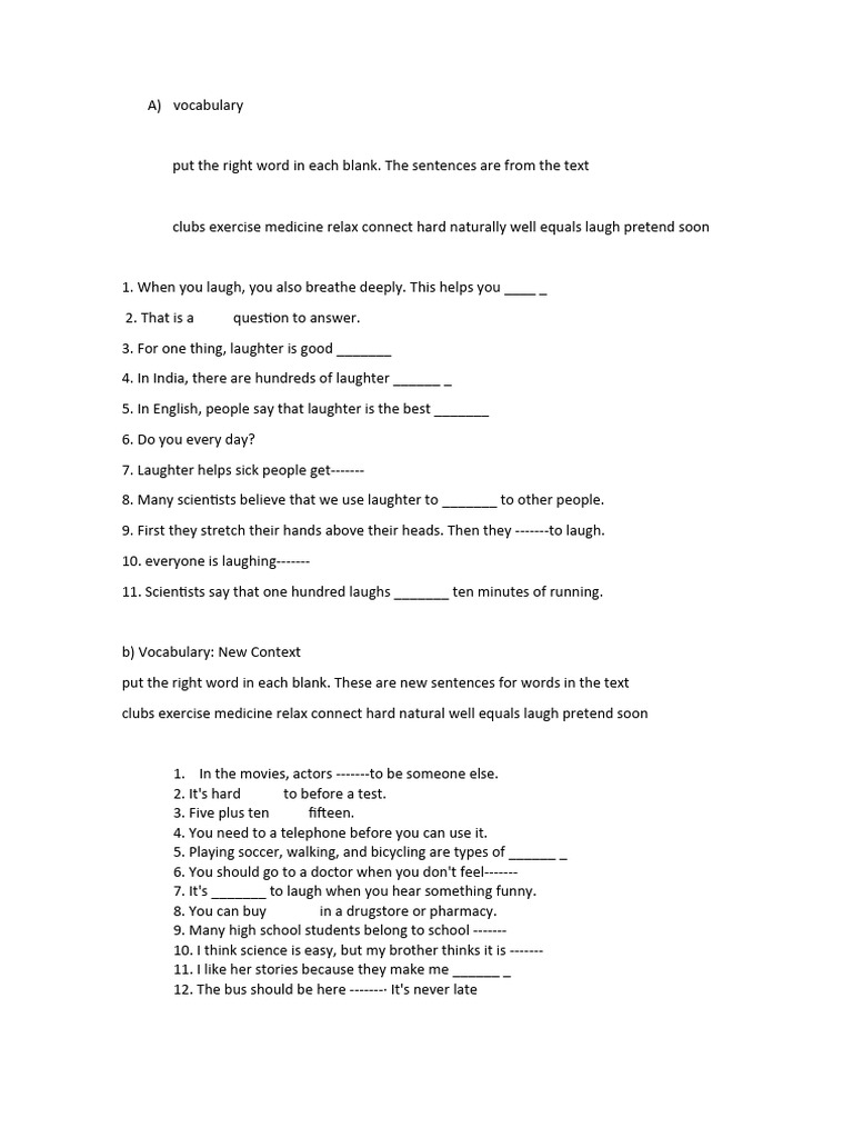 Why Do People Laugh Facts e Figures - Comprehension | PDF