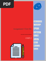 Assignment 4 Text File | PDF