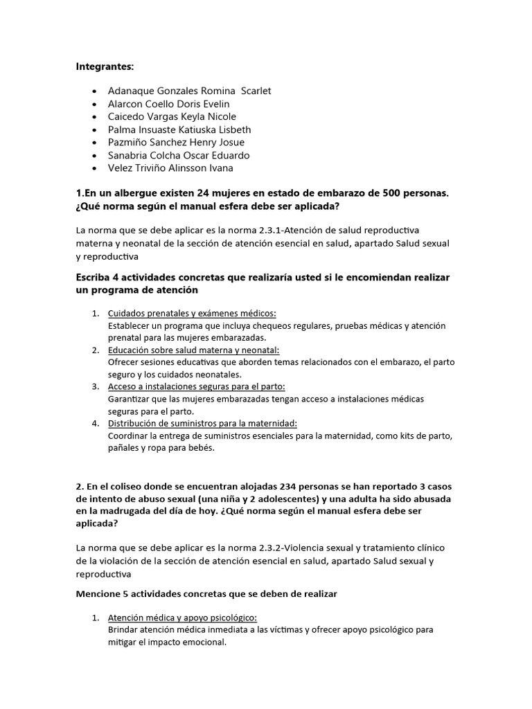 Esfera - Normas | PDF | Salud mental | Las emociones