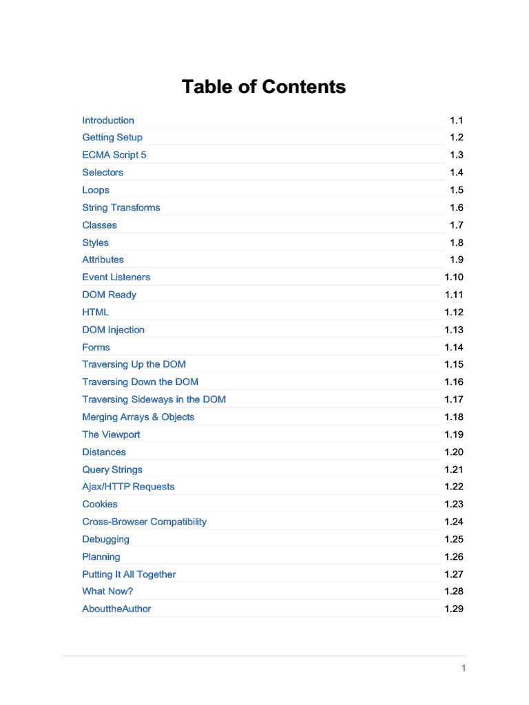 The Vanilla Js Guidebook | PDF