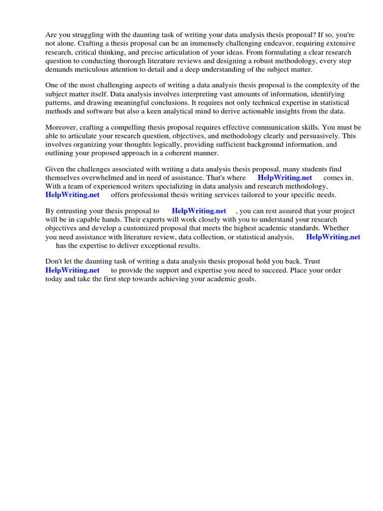 Thesis Proposal Writing Help Pdf Career And Growth Business 8641
