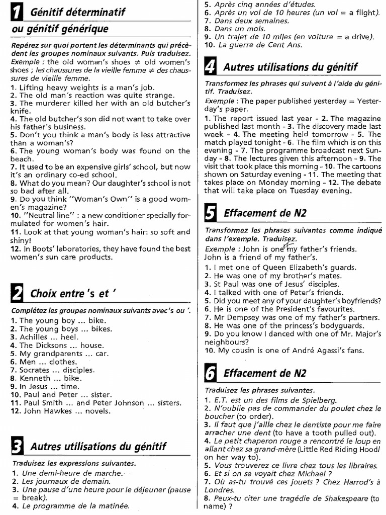 Genitive | PDF
