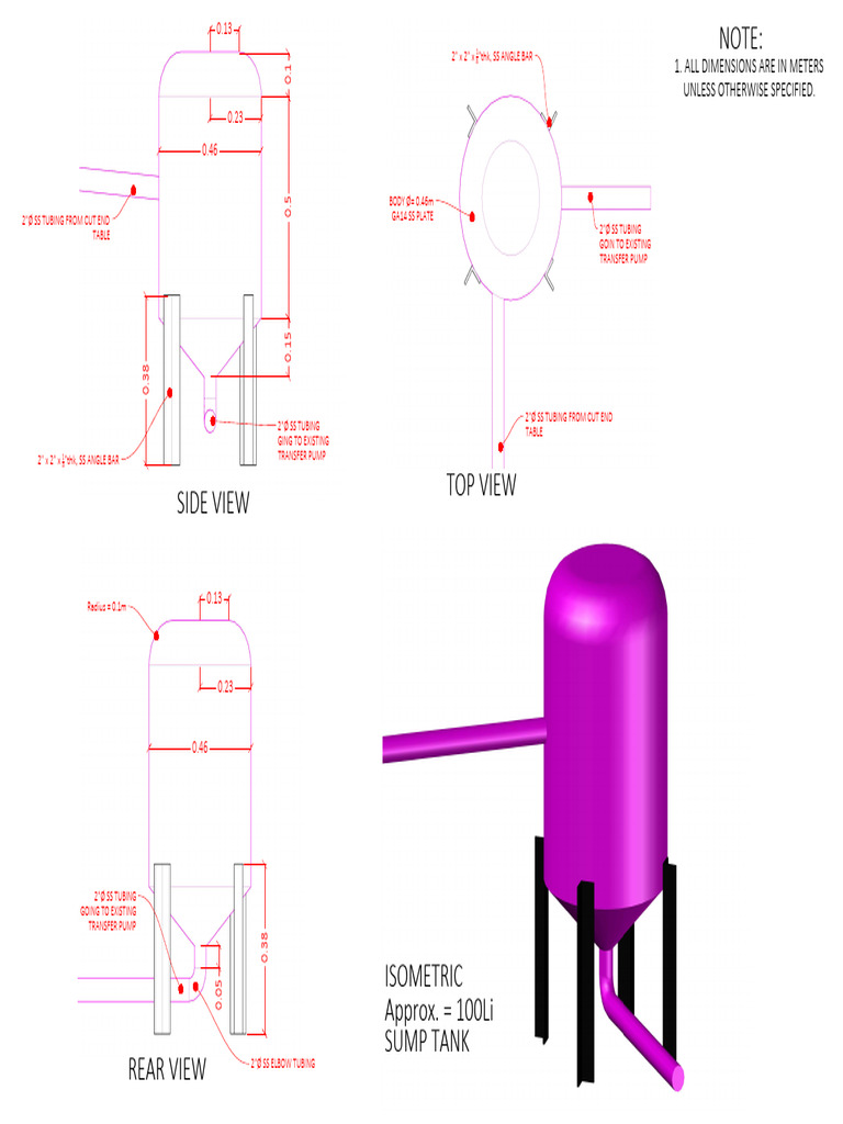 Sump Tank Mu Friend | PDF