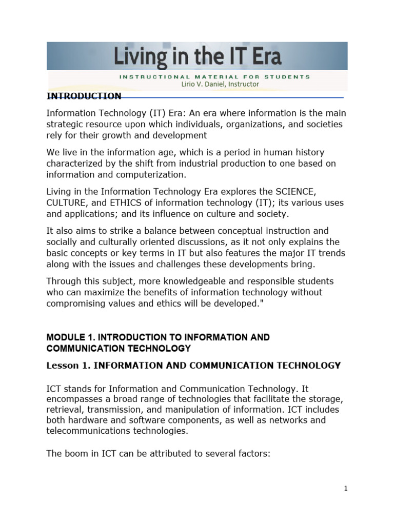It Era Notes | PDF | World Wide Web | Internet & Web