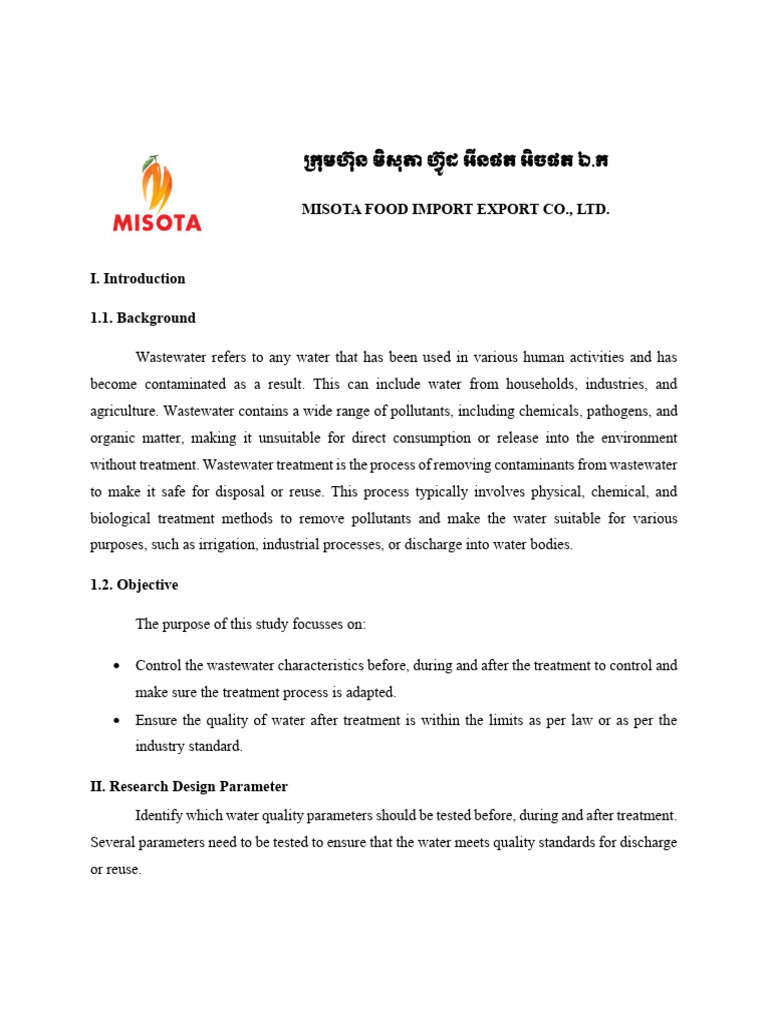 Proposal Laboratoy Testing | PDF | Sewage Treatment | Water Pollution