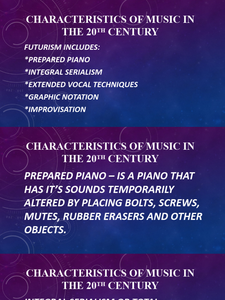 20th Century Music Characteristics | PDF