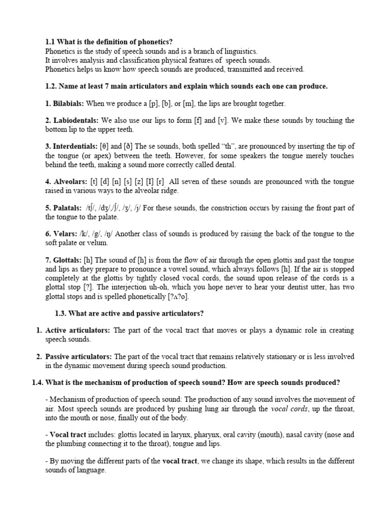 Phonetics | PDF | Vowel | Phonetics Phonetics | PDF | Vowel | Phonetics