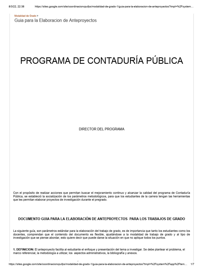 Guia para La Elaboracion de Anteproyectos | PDF | Teoría | Science Guia para La Elaboracion de Anteproyectos | PDF | Teoría | Science