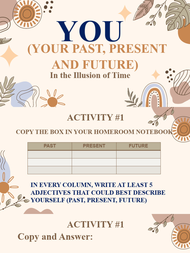 Understanding Your Past, Present, Future | PDF