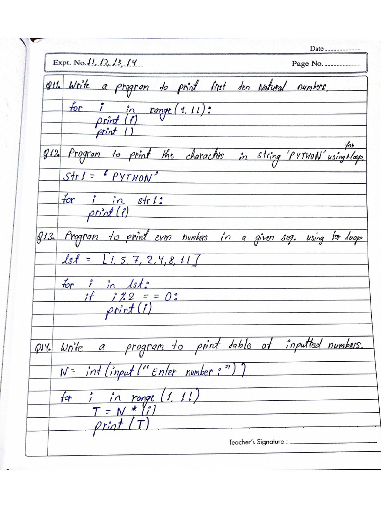 10 To 40 (C S Practicals) | PDF