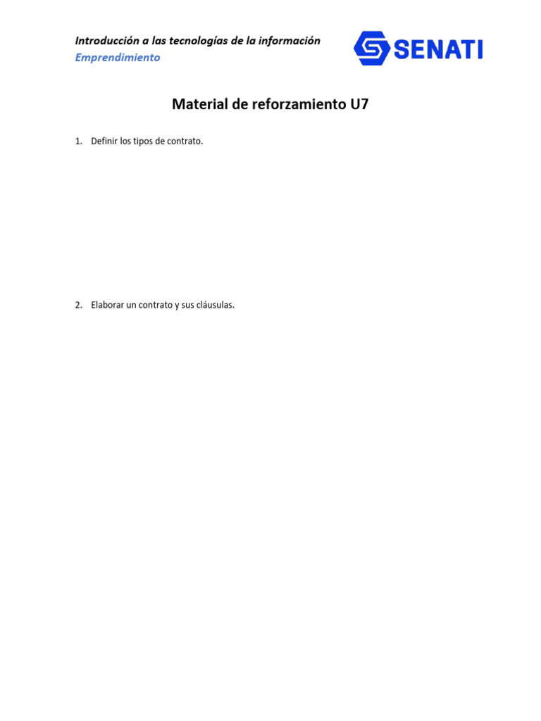Material de Reforzamiento U7 | PDF | Informática